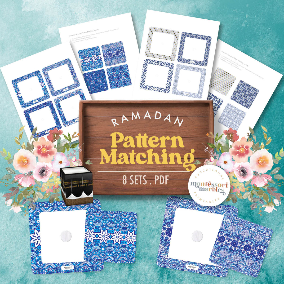 Ramadan Pattern Matching | Moroccan Tiles Visual Discrimination Ages 3 ...