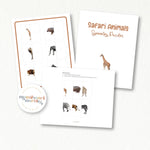 Safari Animals Two-Piece Puzzles | Visual Skills Ages 3-6 PDF ...