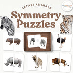 Safari Animals Two-Piece Puzzles | Visual Skills Ages 3-6 PDF ...