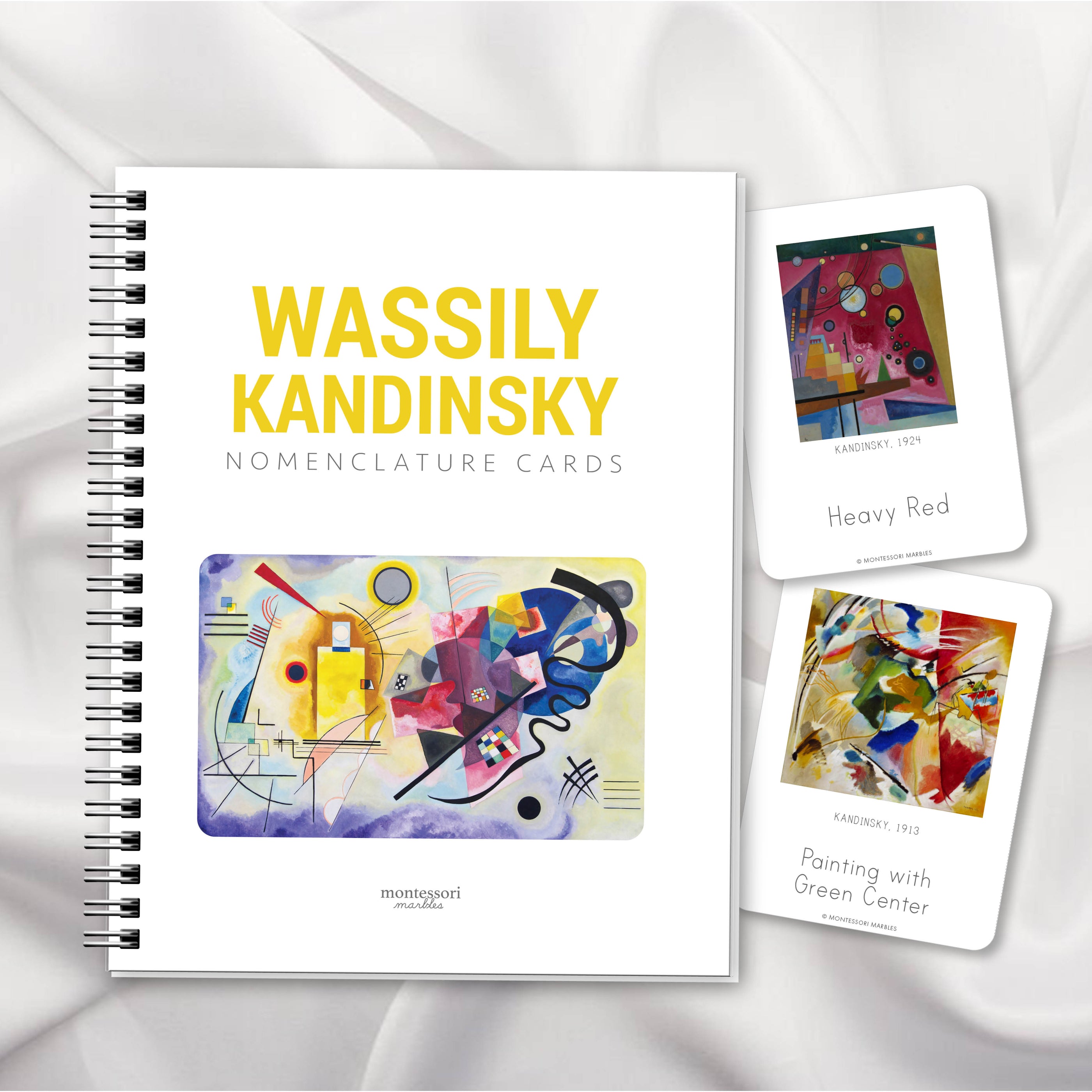 Wassily Kandinsky Nomenclature Cards | 20 Sets Montessori Art Ages 4-8 ...