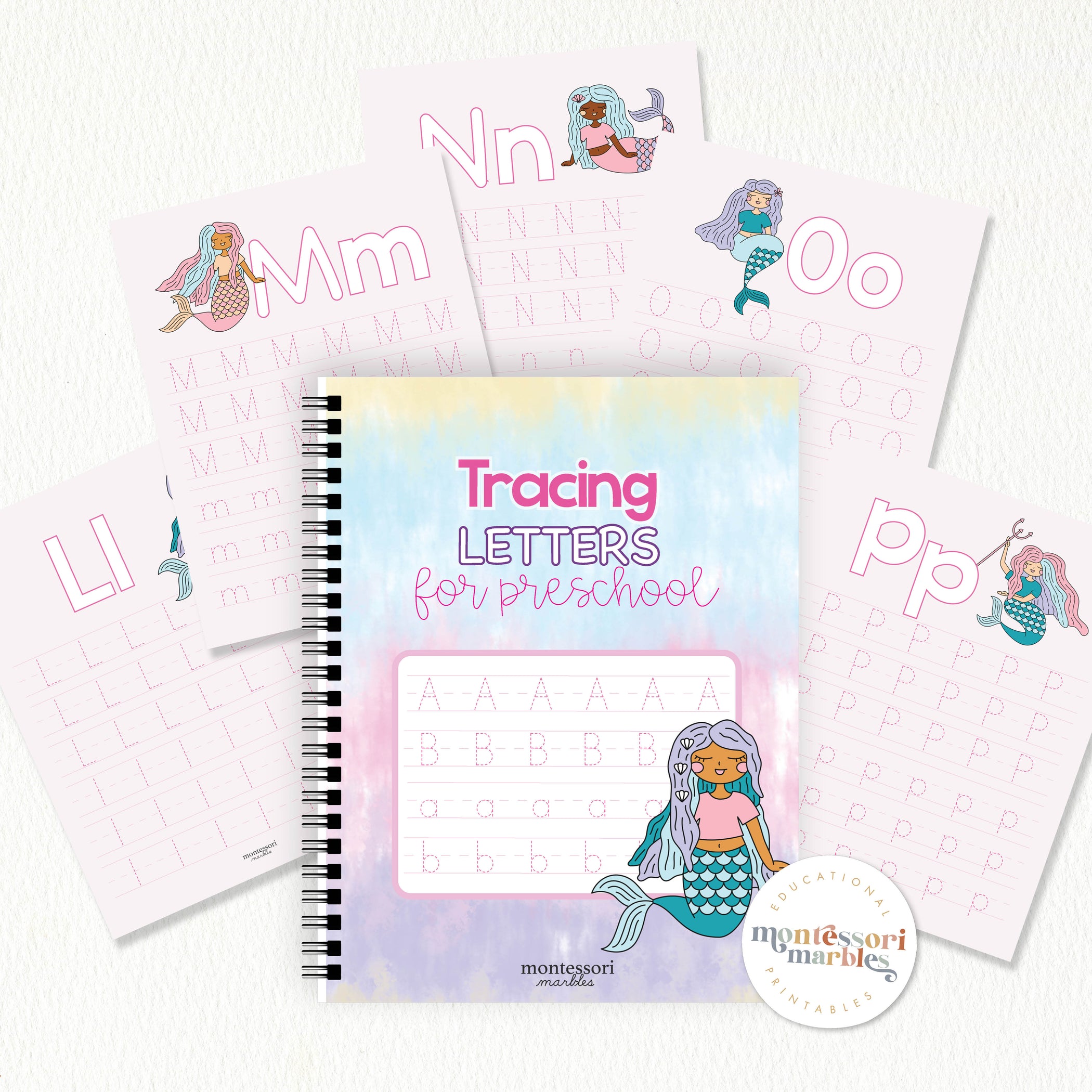 Mermaid Tracing Workbook | Alphabet Handwriting Practice Ages 2-4 PDF ...