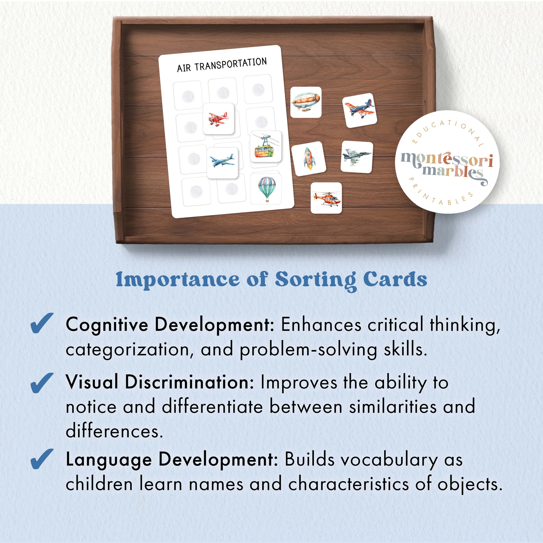 Land Air Water Transportation Sorting Cards | Vehicle Sort Ages 3-6 ...
