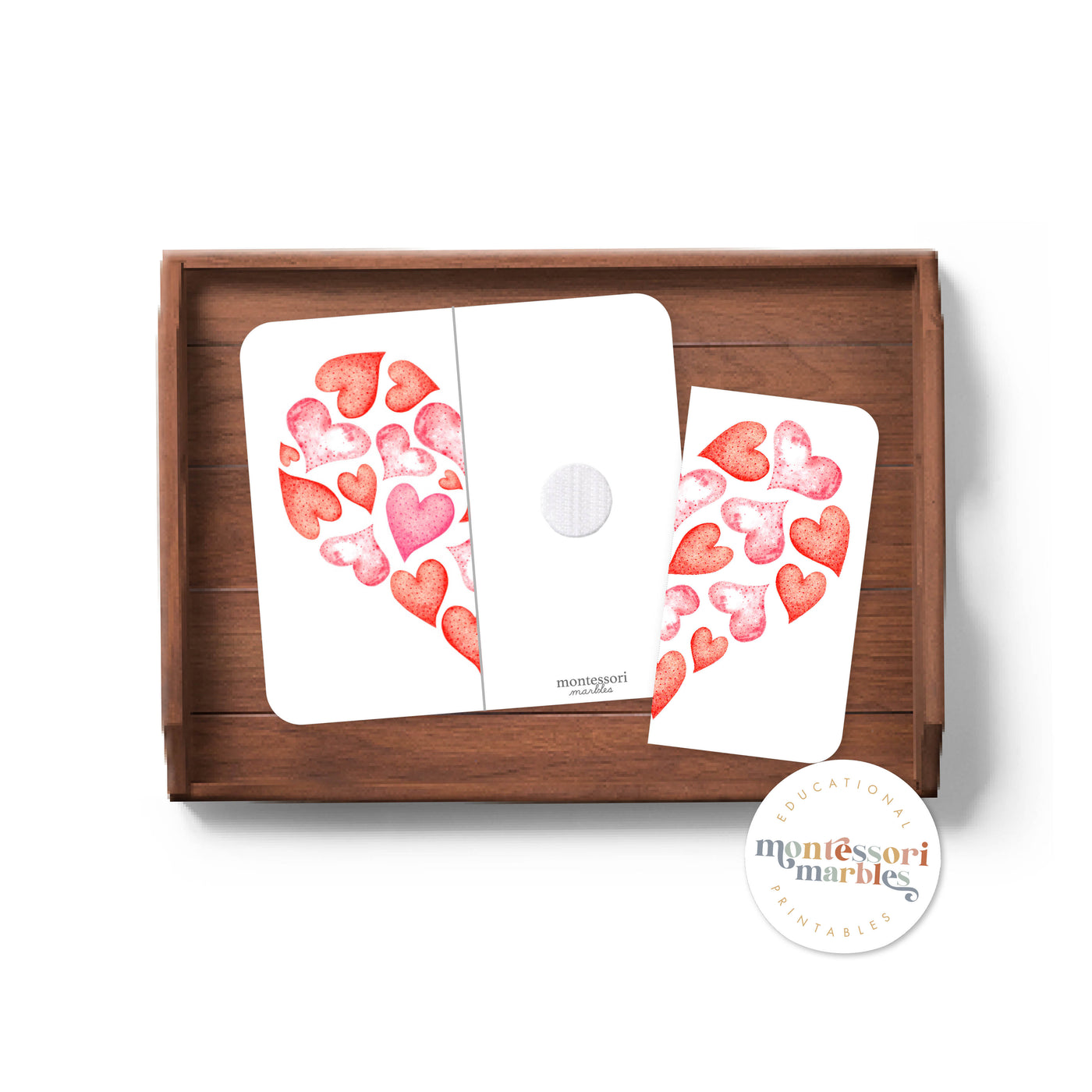 Valentine's Day Symmetry Puzzles | Matching Activity Ages 2-6 Hearts ...