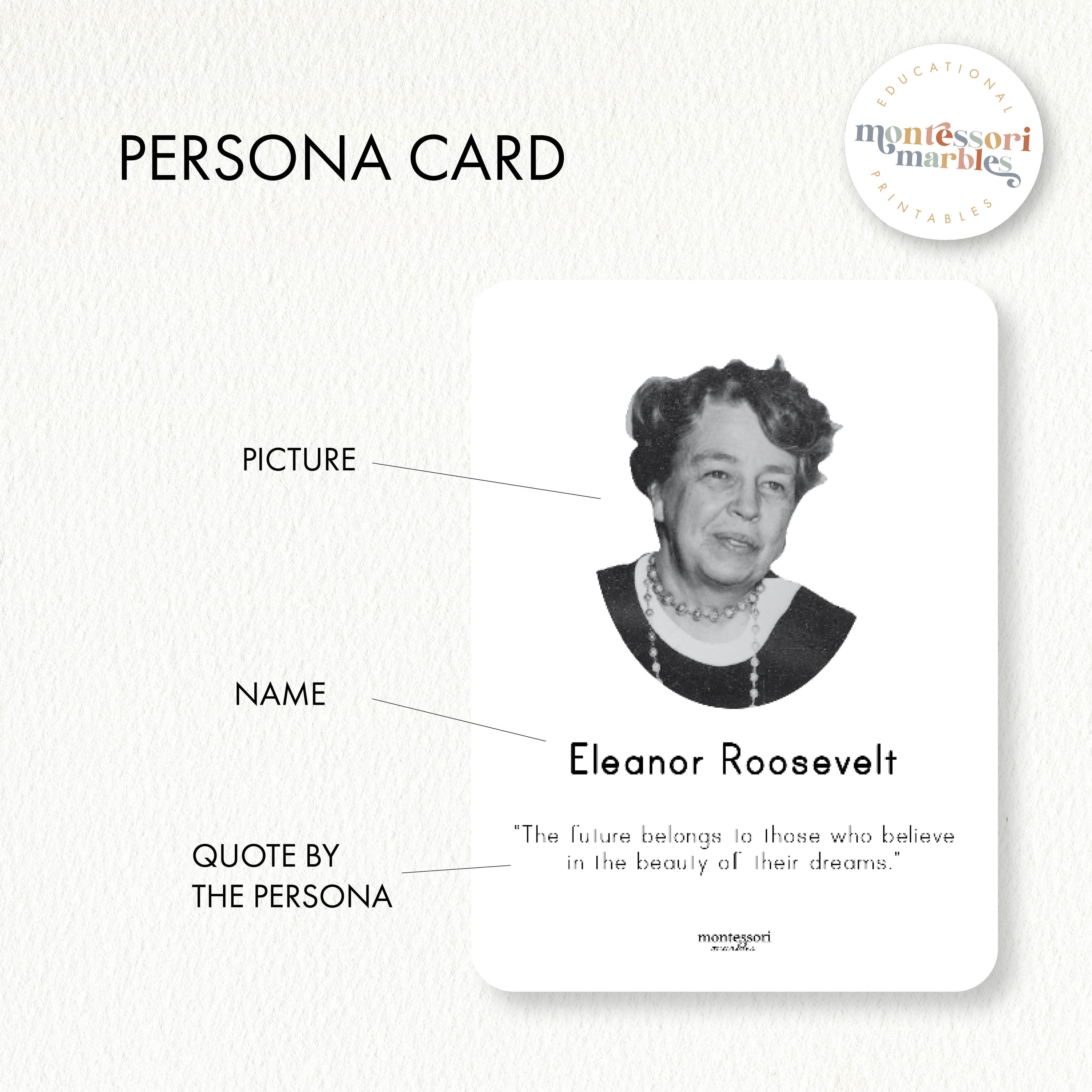 Women's History Month Fact Cards | 36 Famous Women Ages 6-12 Learning ...