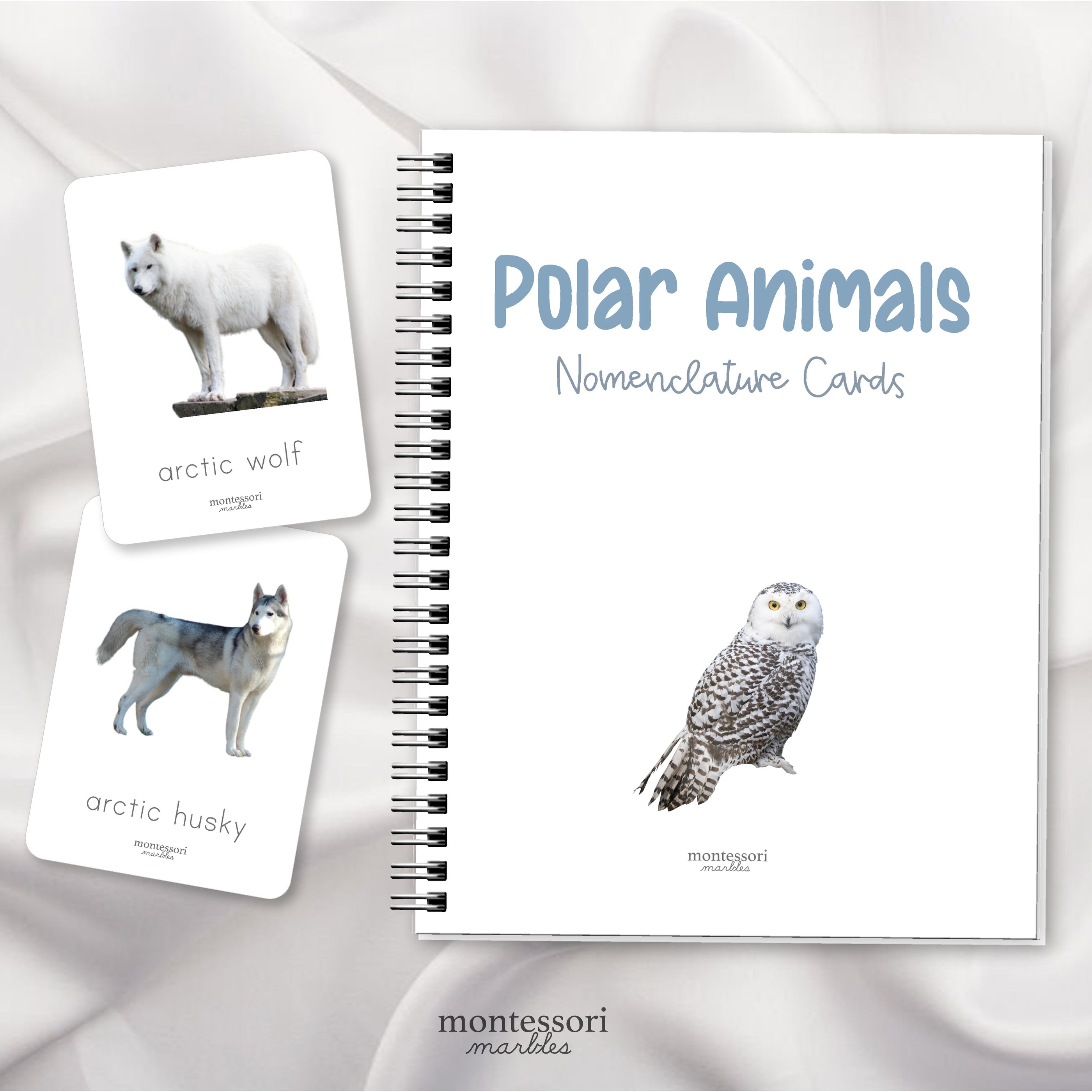 Polar Animals Nomenclature Cards | 3-Part Cards PreK-K Ages 3-6 PDF ...