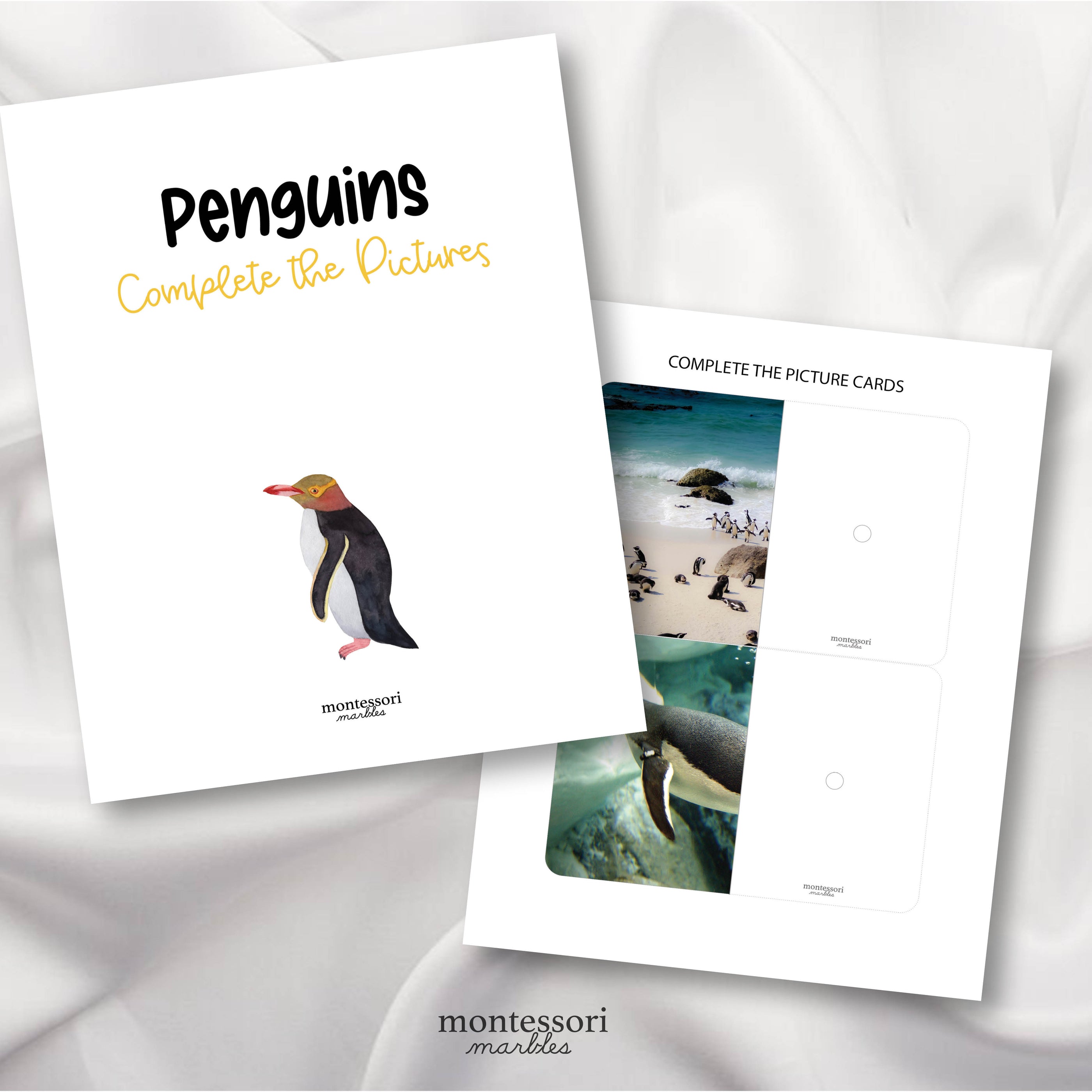 Penguins Complete the Pictures | 8 Sets Two-Piece Polar Ages 3-6 ...