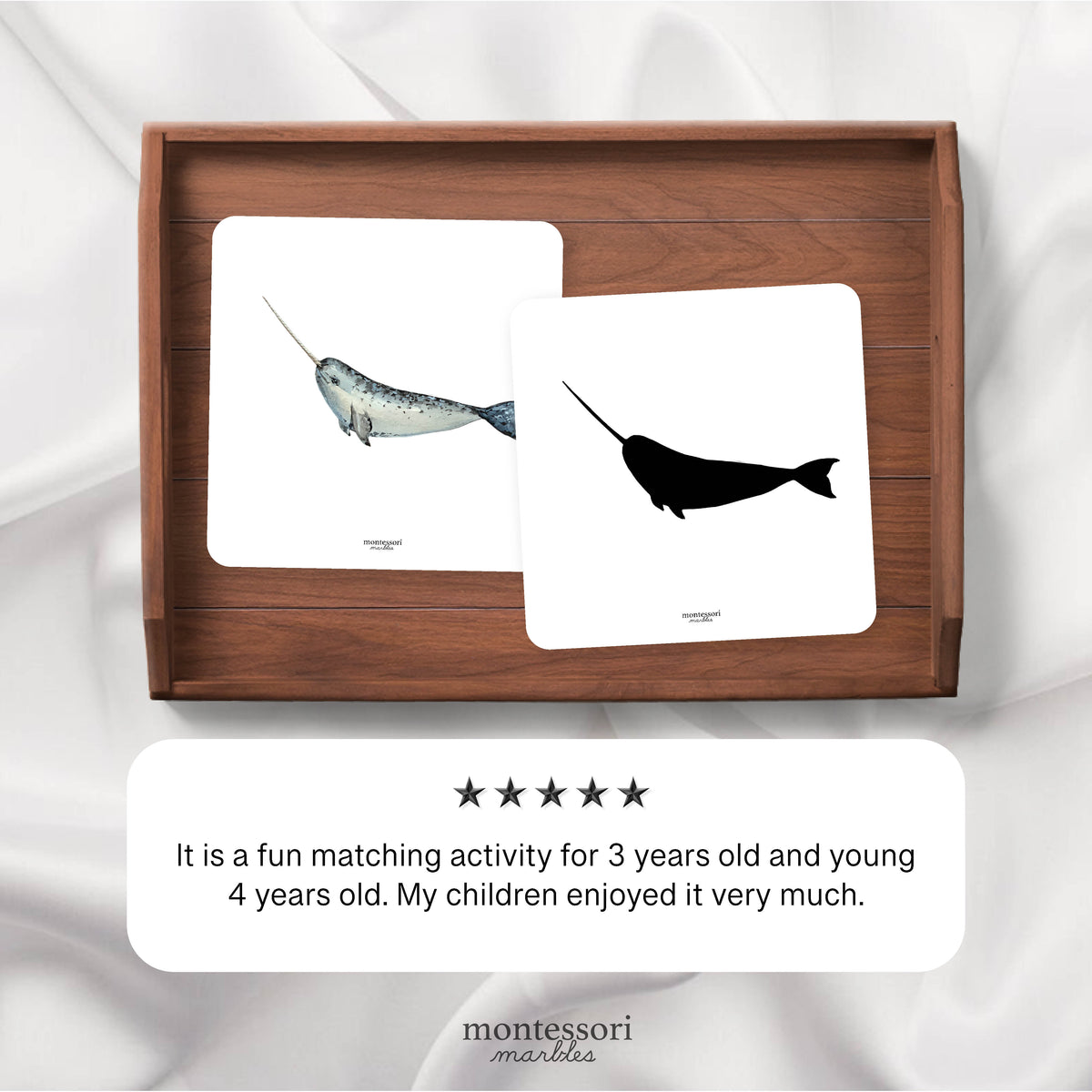 Ocean Animals Shadow Matching | Montessori Printable Resources ...