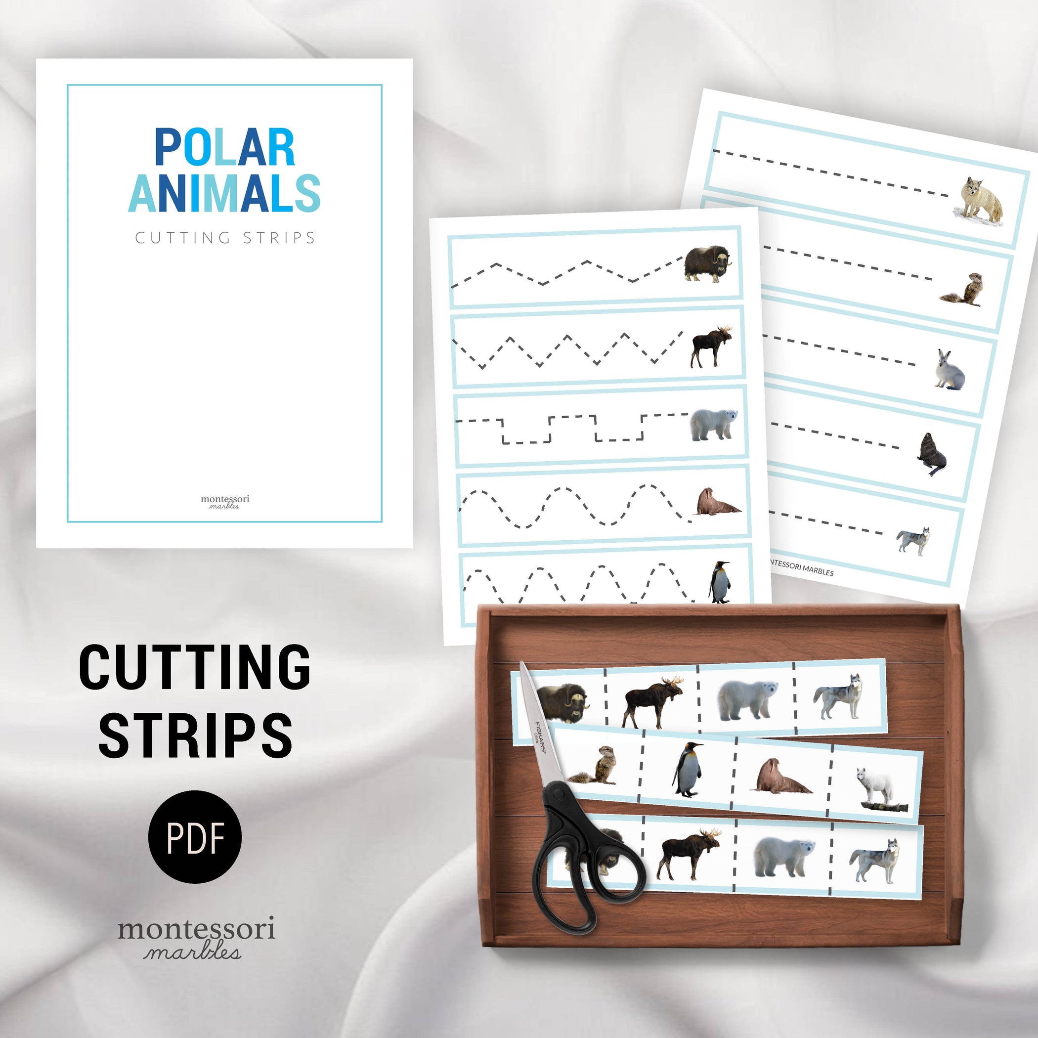 Polar Animals Mini Bundle | 4 Activities Toddler PreK Ages 2-6 PDF ...