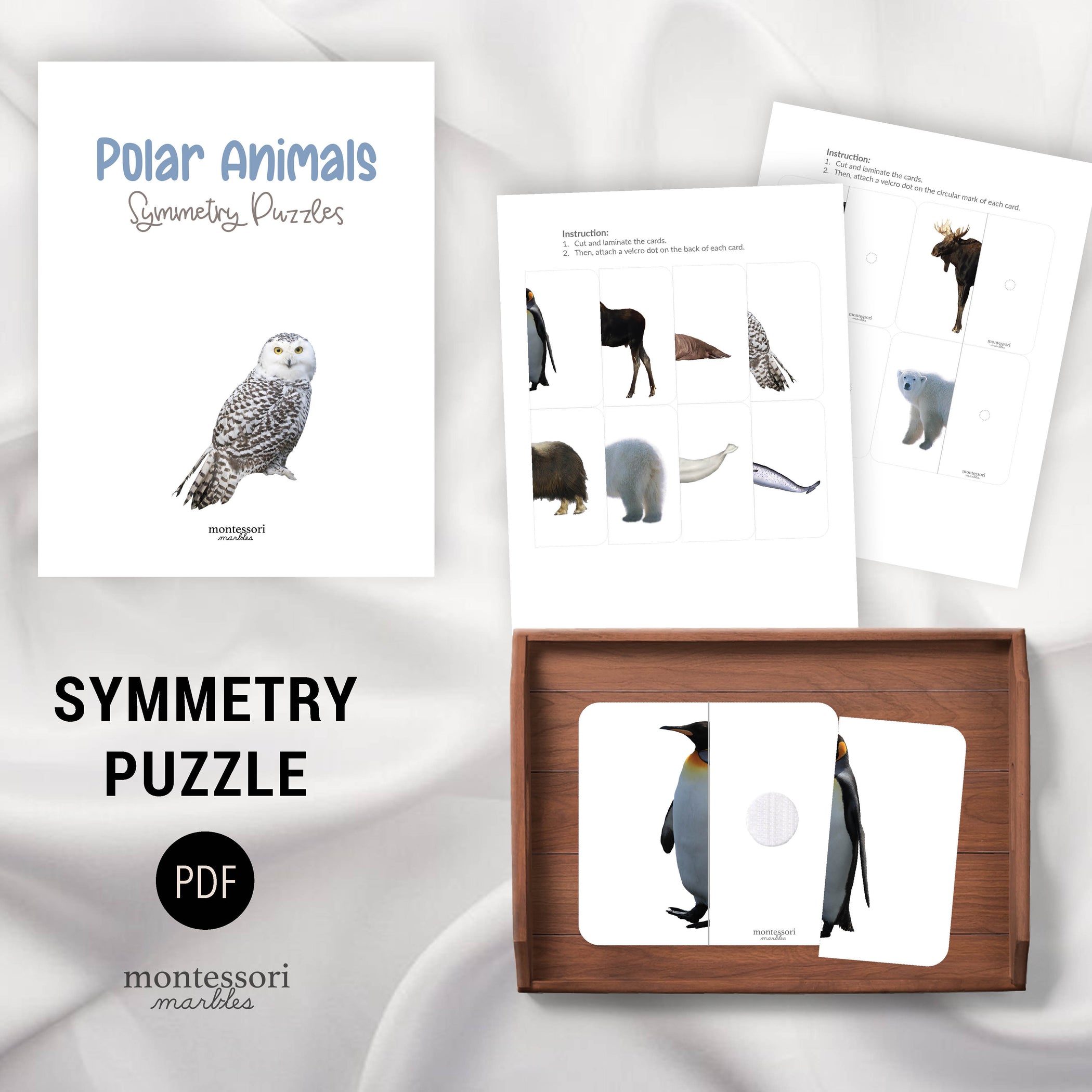 Polar Animals Mini Bundle | 4 Activities Toddler PreK Ages 2-6 PDF ...
